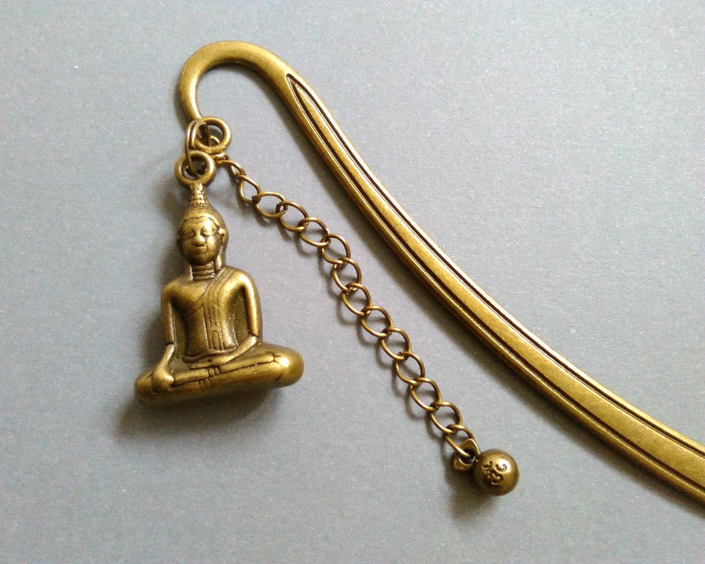 Buddha BOOKMARK antique Bronze Finish - Etsy UK