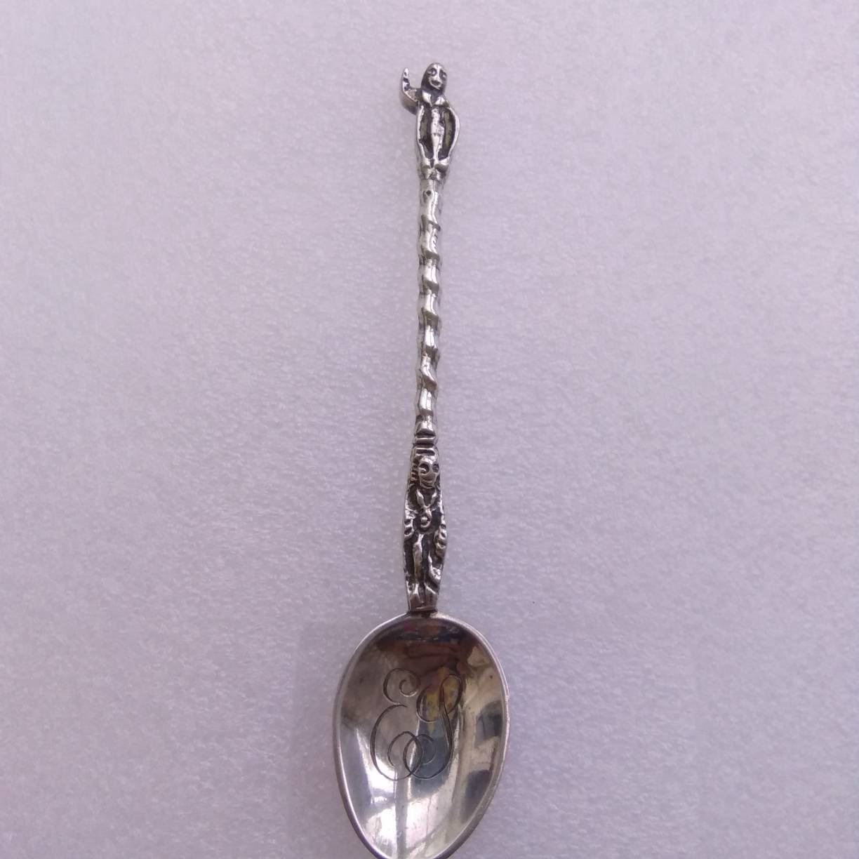 Unusual Dutch Silver Hanau Figural Spoon Jans Rinze Spaanstra - Etsy