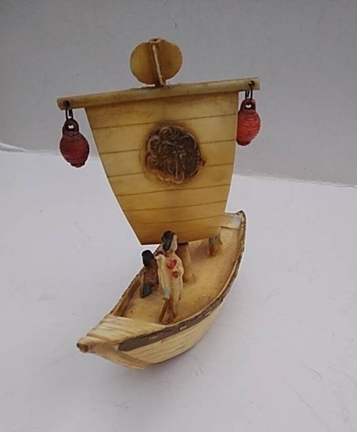 Japanese Celluloid Junk/ Boat With Hanging Lanterns - Etsy