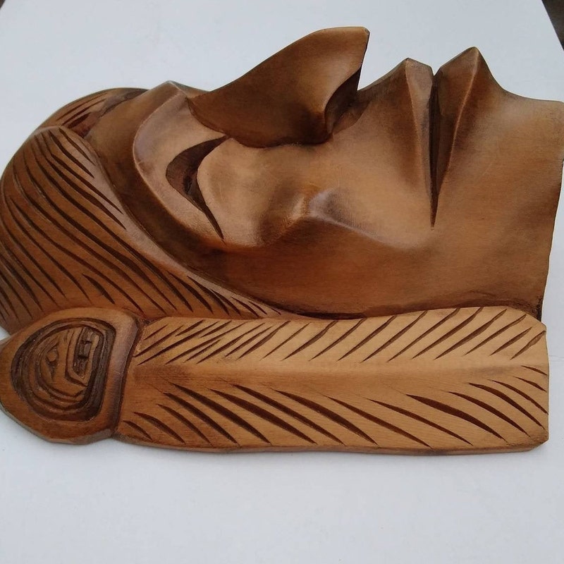 Coast Salish Wood Carvings - Etsy UK