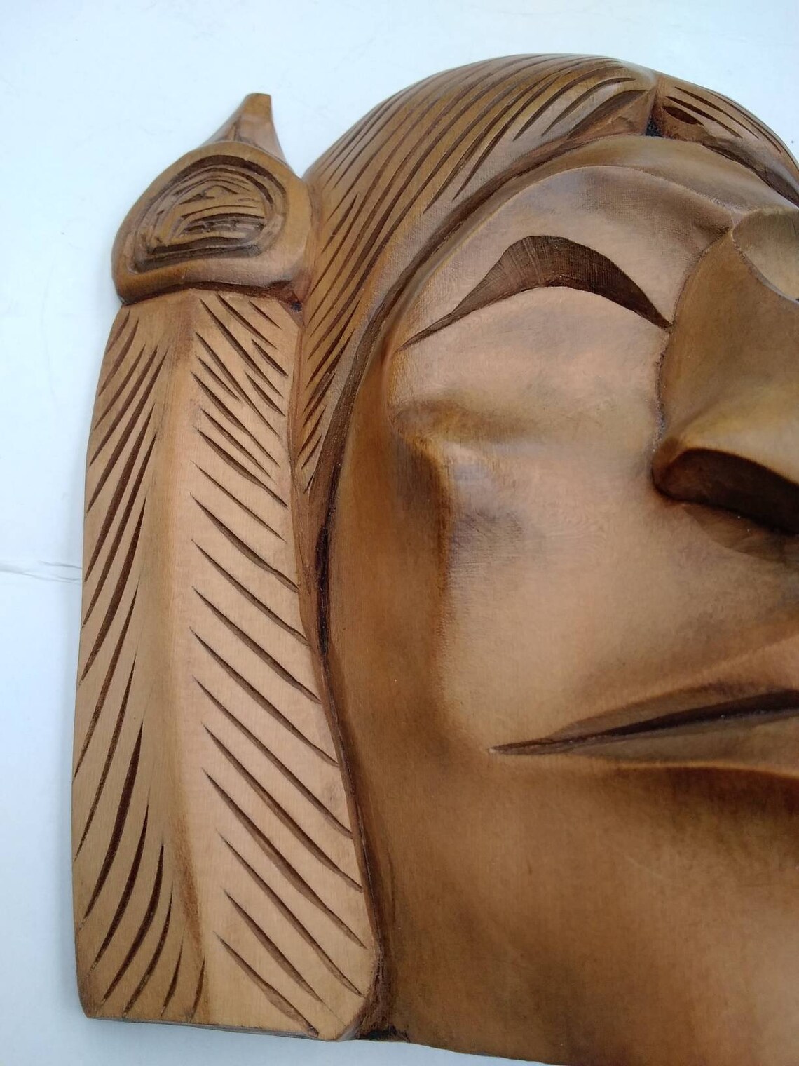 Squamish Nation Coast Salish Wood Carving Signed Marvin Dana Baker ...