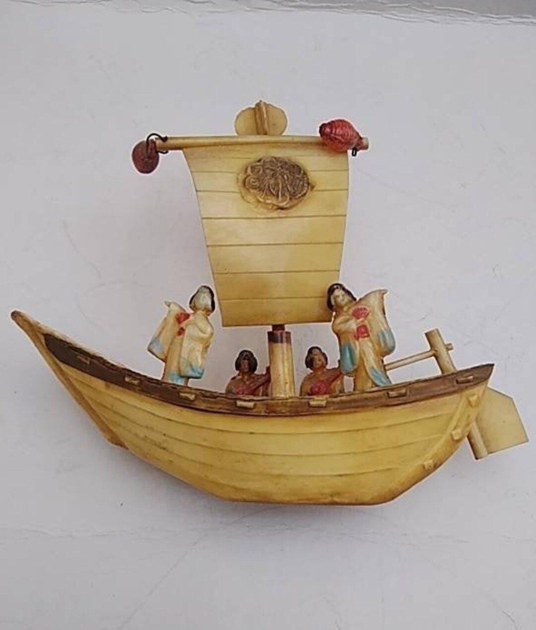 Japanese Celluloid Junk/ Boat With Hanging Lanterns - Etsy