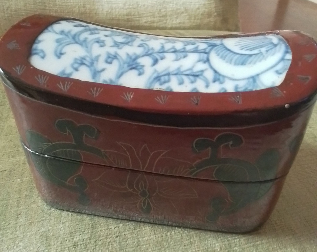 Vintage Chinese Shard Box - Etsy