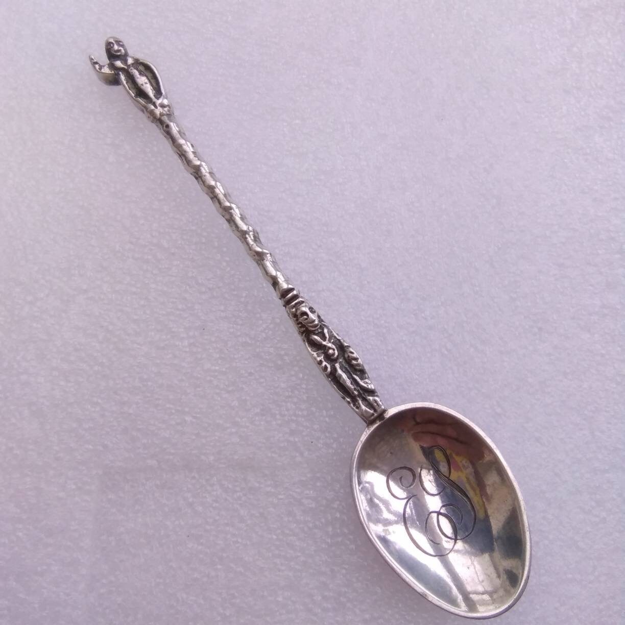 Unusual Dutch Silver Hanau Figural Spoon Jans Rinze Spaanstra 1880s ...