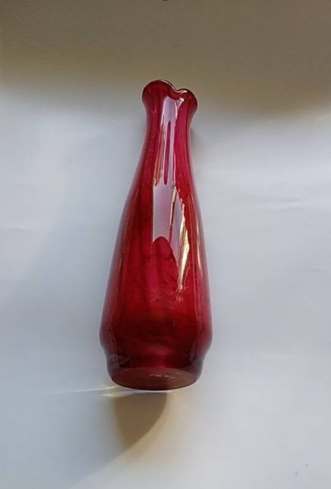 Mtarfa Glass Signed Freeform Encased Pink Vase - Etsy