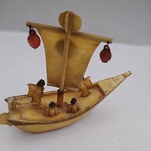 Japanese Celluloid Junk/ Boat With Hanging Lanterns - Etsy