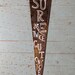Vintage Hand Lettered Saw Sign - Etsy