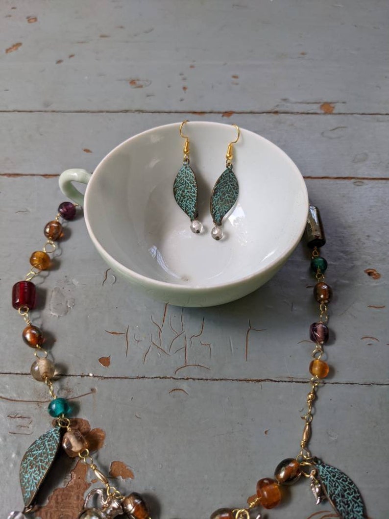 Fairytale Tea Party Locket Necklace and Earrings Set - Etsy