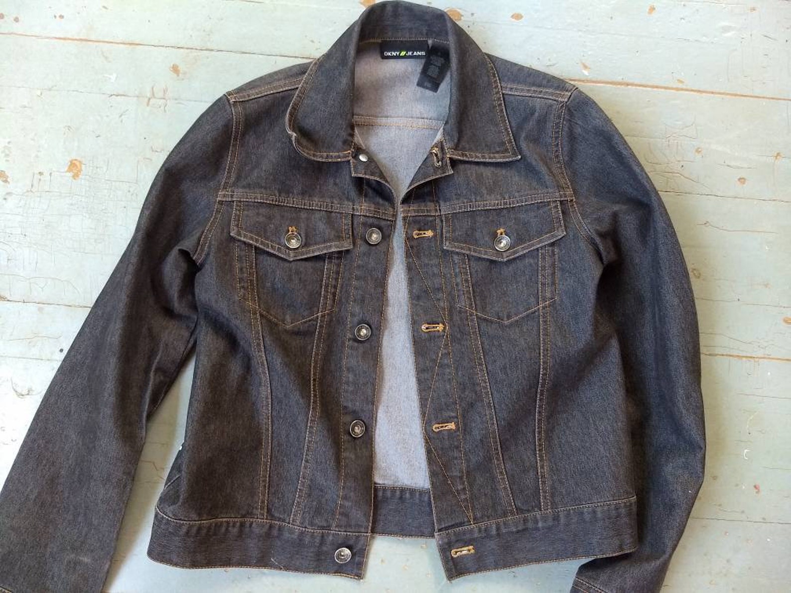 Luna and Full Moon Crowned Hand Painted Boho Jean Jacket | Etsy