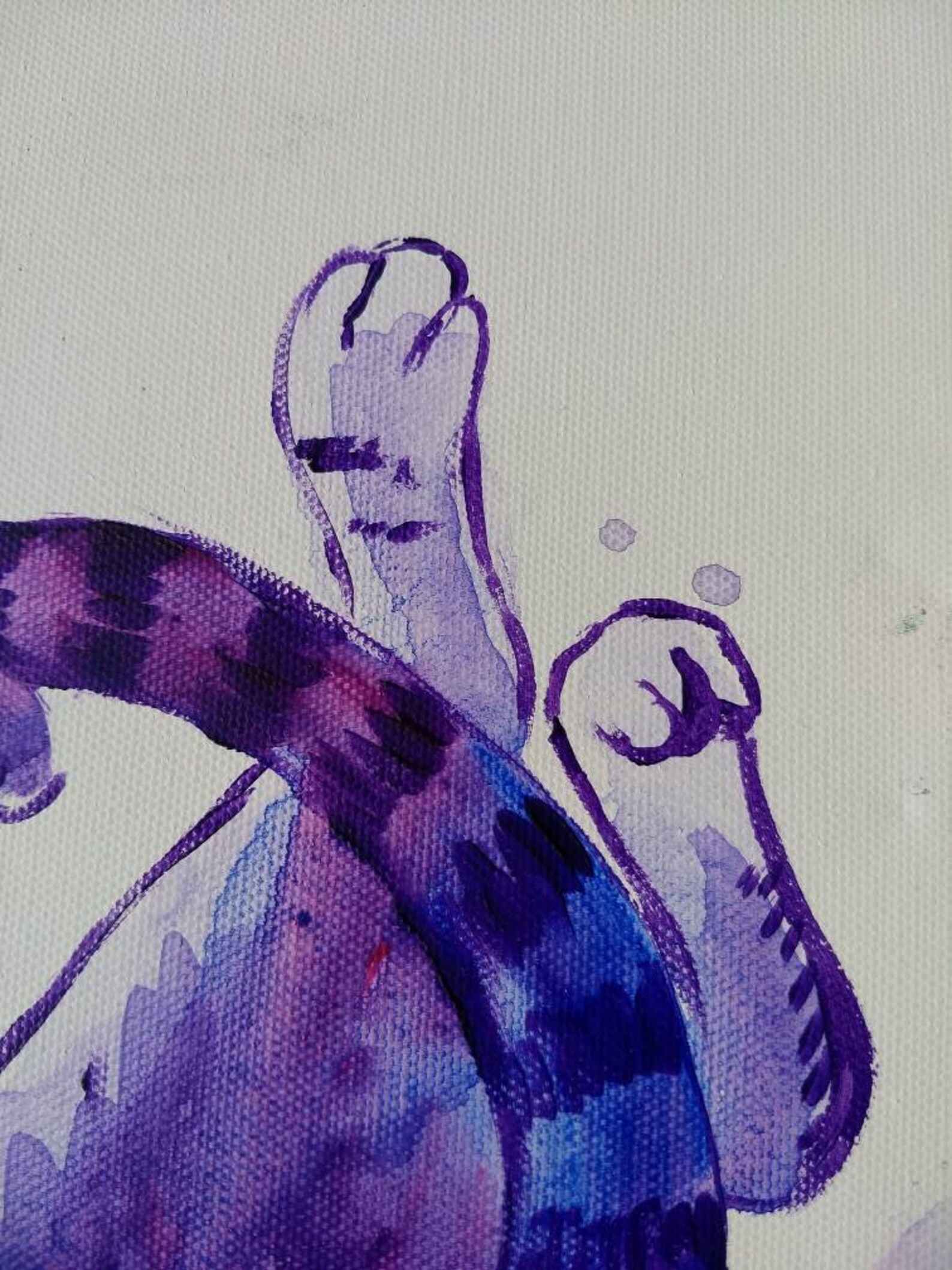 Hand Painted Original Sky Cat Constellation Art - Etsy
