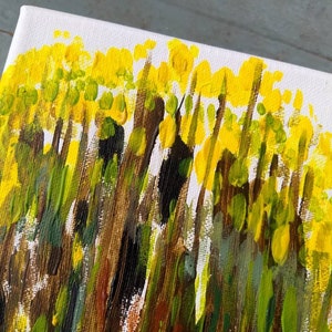 Original Abstract Painting of Daffodils in Early Spring - Etsy