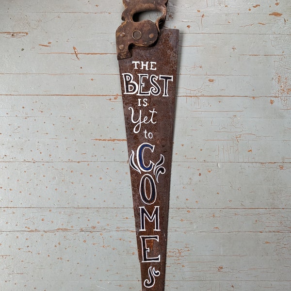 Hand Painted Saw - Etsy
