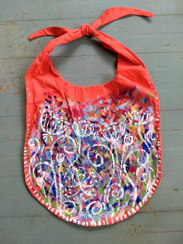 Wild Flowers Hand Painted Muslin Tote Bag - Etsy