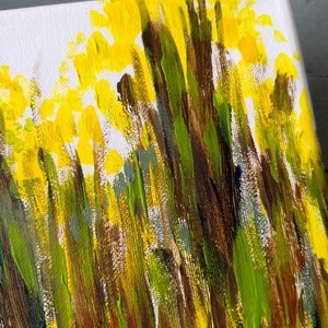 Original Abstract Painting of Daffodils in Early Spring - Etsy