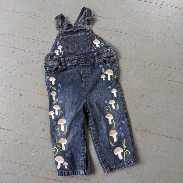 Mushroom Overalls - Etsy