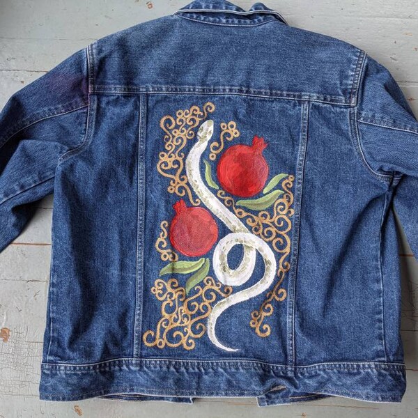Witch Denim Jacket - Etsy