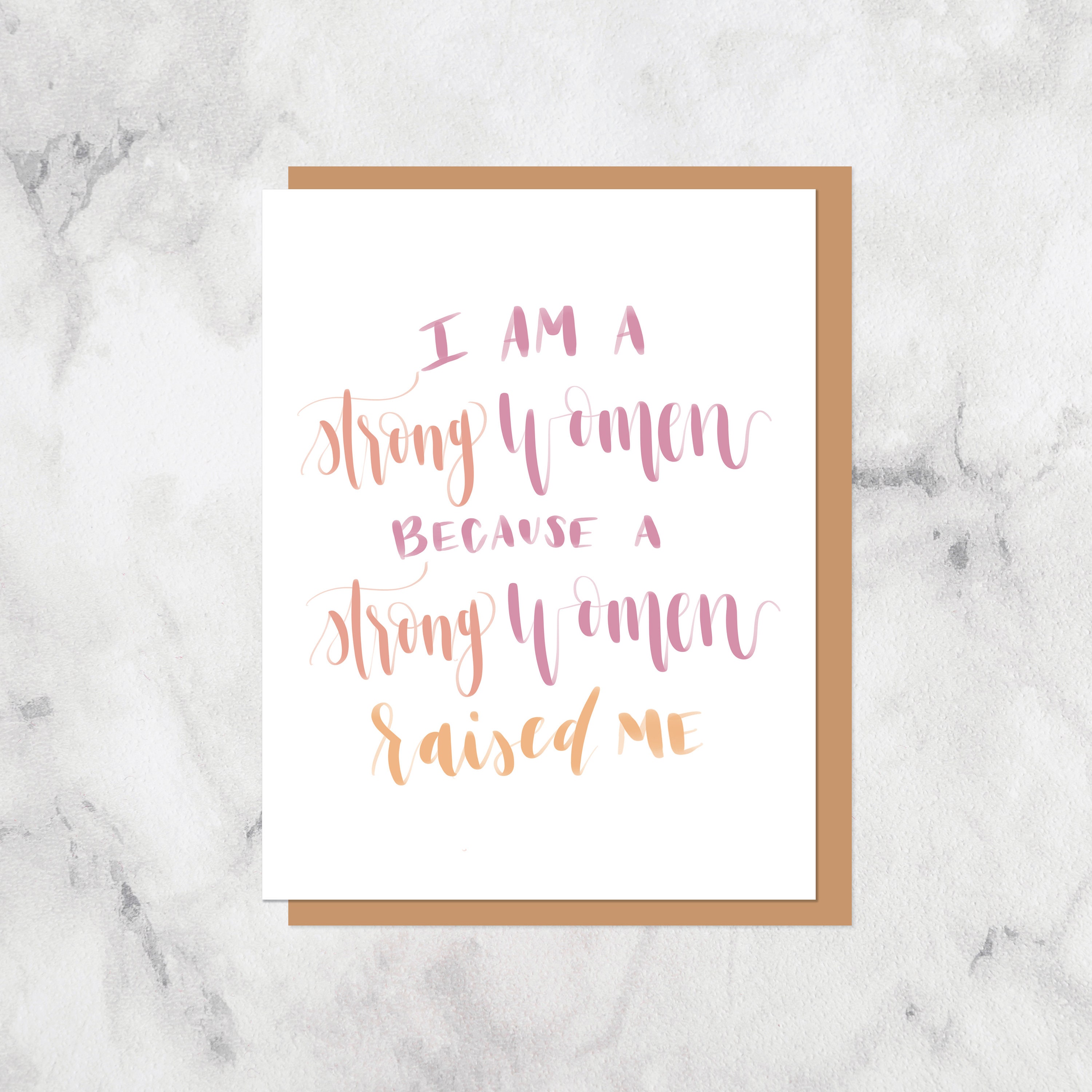I'm A Strong Woman Because a Strong Woman Raised Me, Mother's Day Love ...