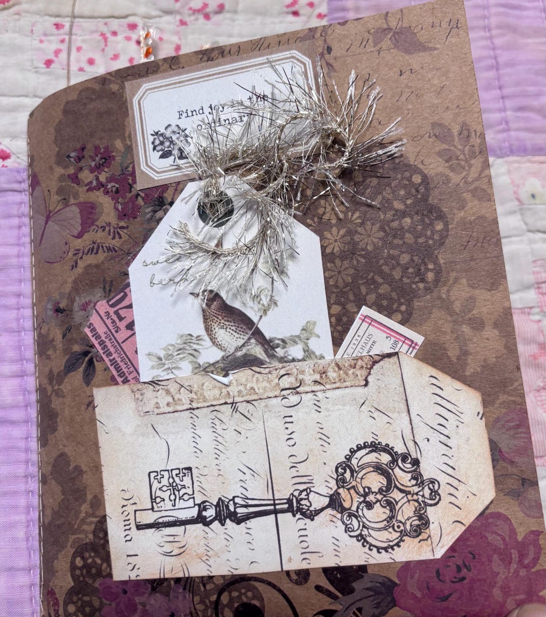 SMALL Scrap Junk Journal, LITTLE SCRAP, 5 X 7 Inches, Handmade Journal ...