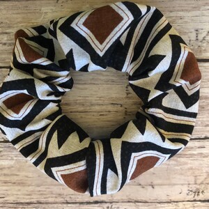 Tribal Scrunchies- Native American Fabric Hair Scrunchie Ponytail ...