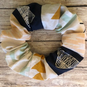 Tribal Scrunchies- Native American Fabric Hair Scrunchie Ponytail ...