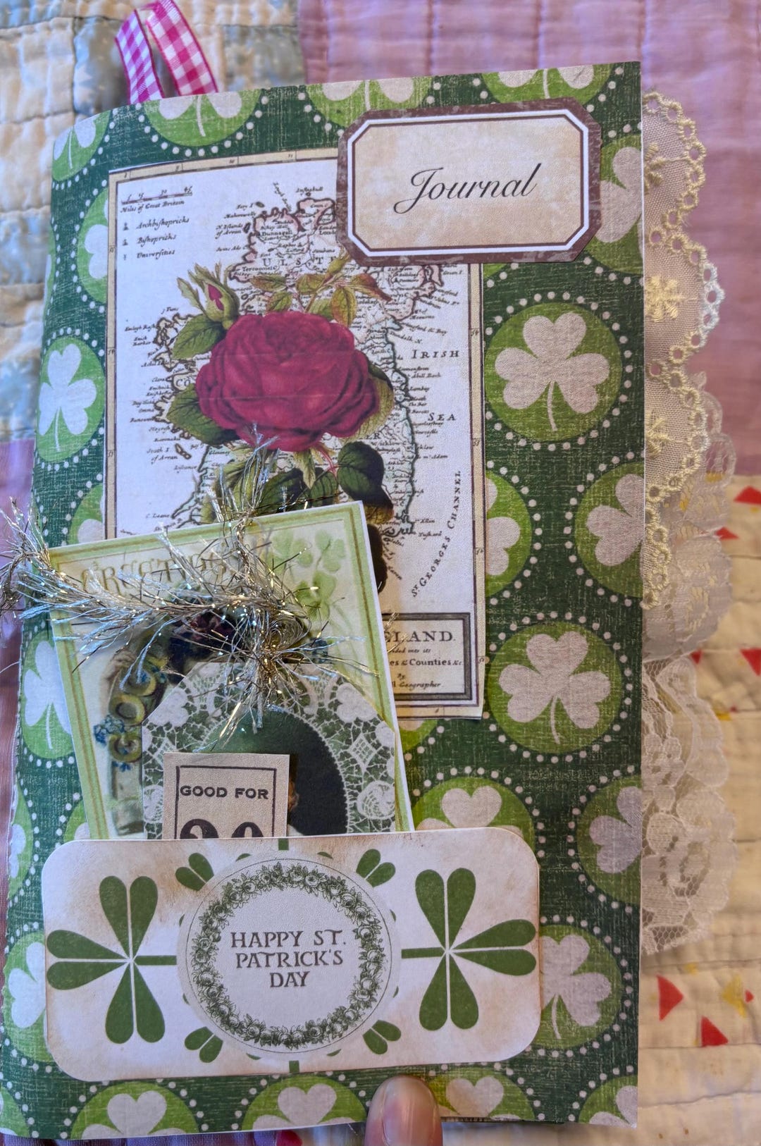 Saint Patrick’s Day Junk Journal, Retro St Patrick’s Junk Journal ...