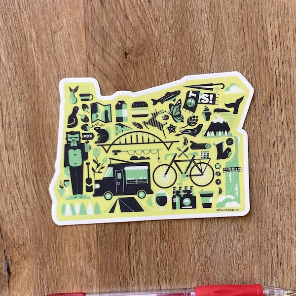 Oregon Decal - Etsy