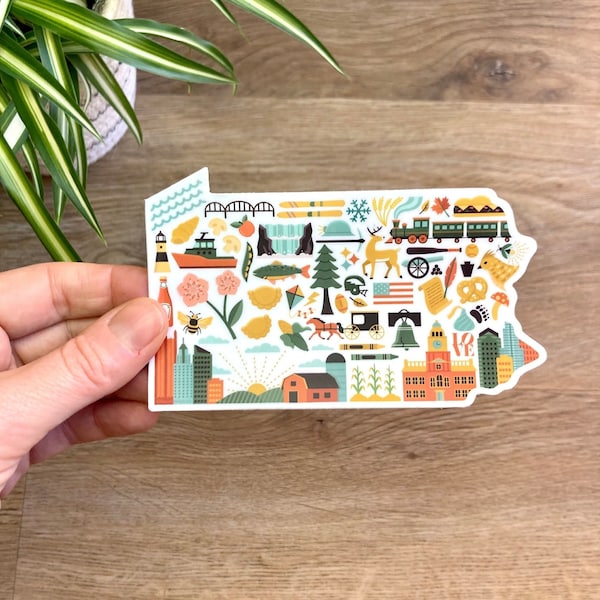 Pennsylvania Decal - Etsy