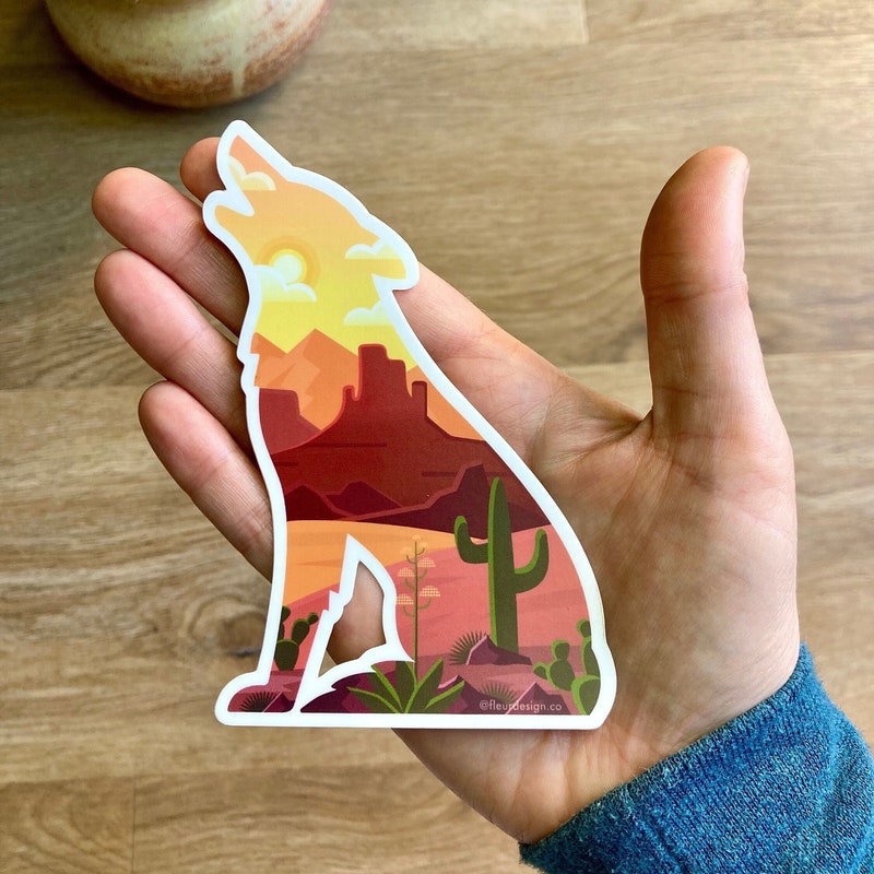 Cactus Stickers - Etsy