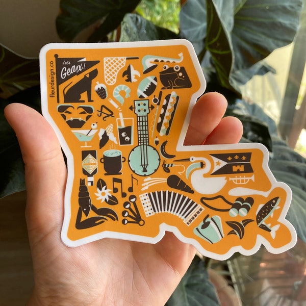 Louisiana Decal - Etsy