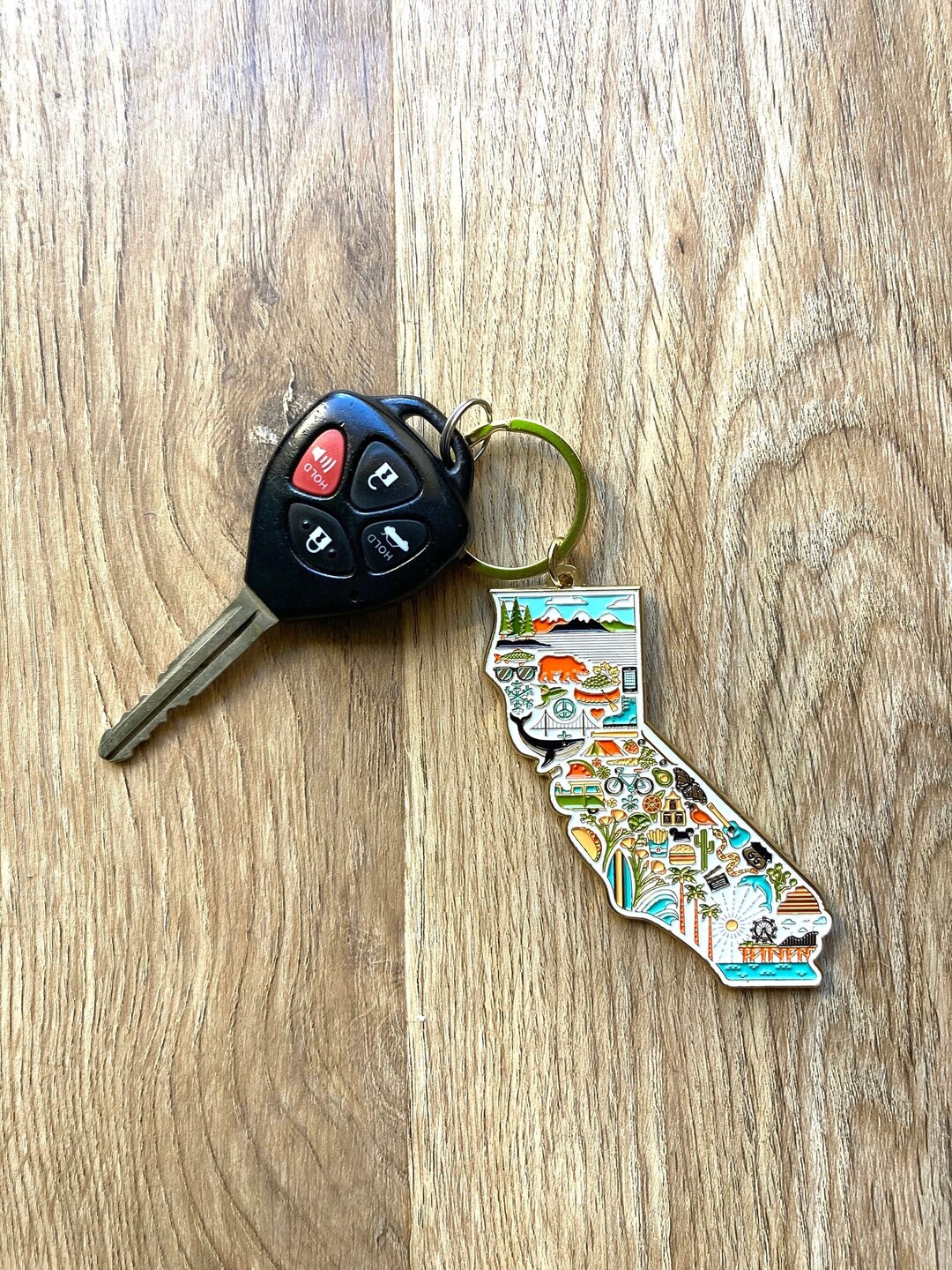 California Keychain, California Gift Ideas, California Christmas Gift ...
