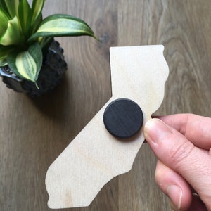 California Magnet, Wooden State Magnet, California Gift, Home State ...