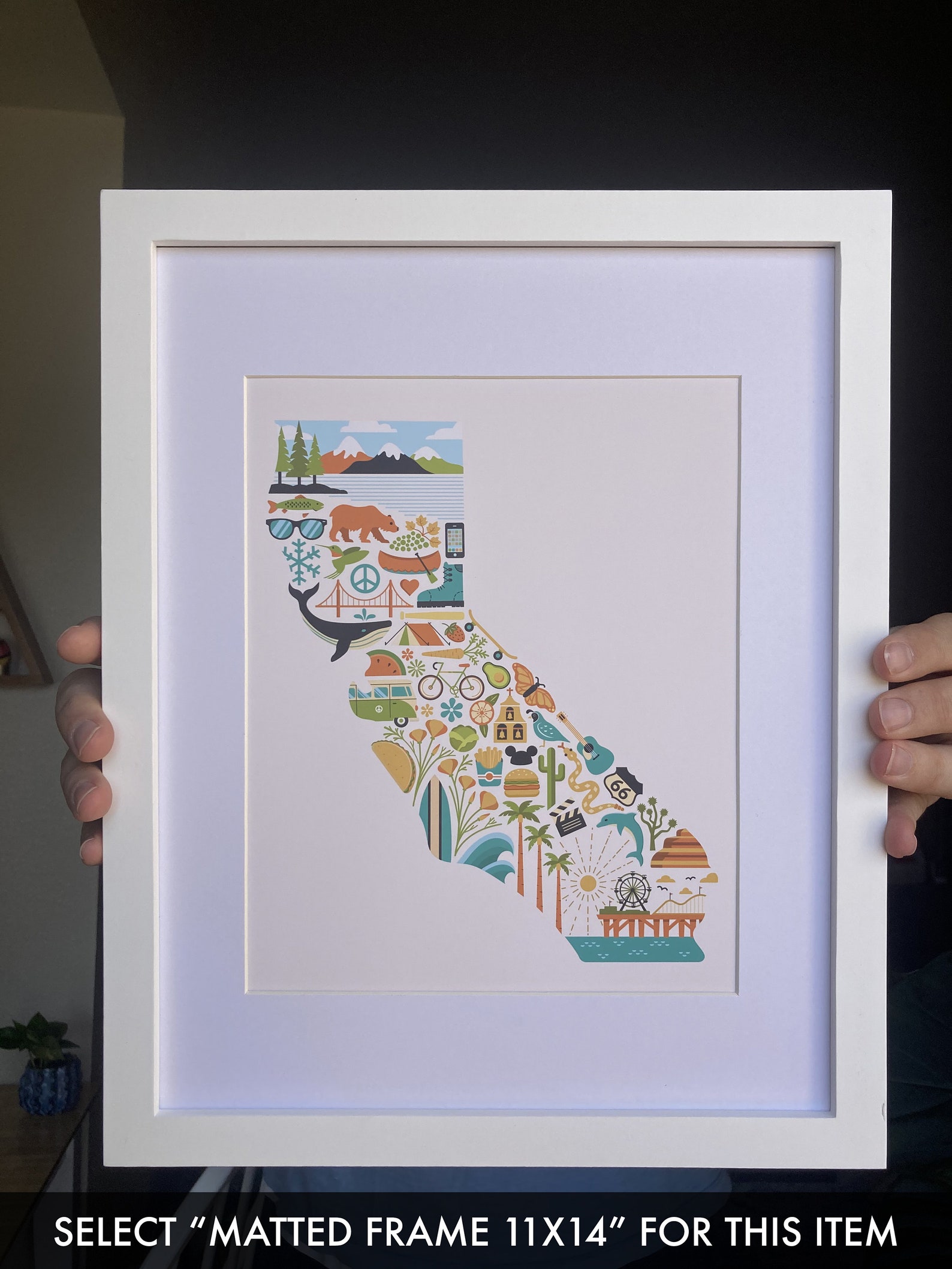 California State Print California Decor California Wall - Etsy