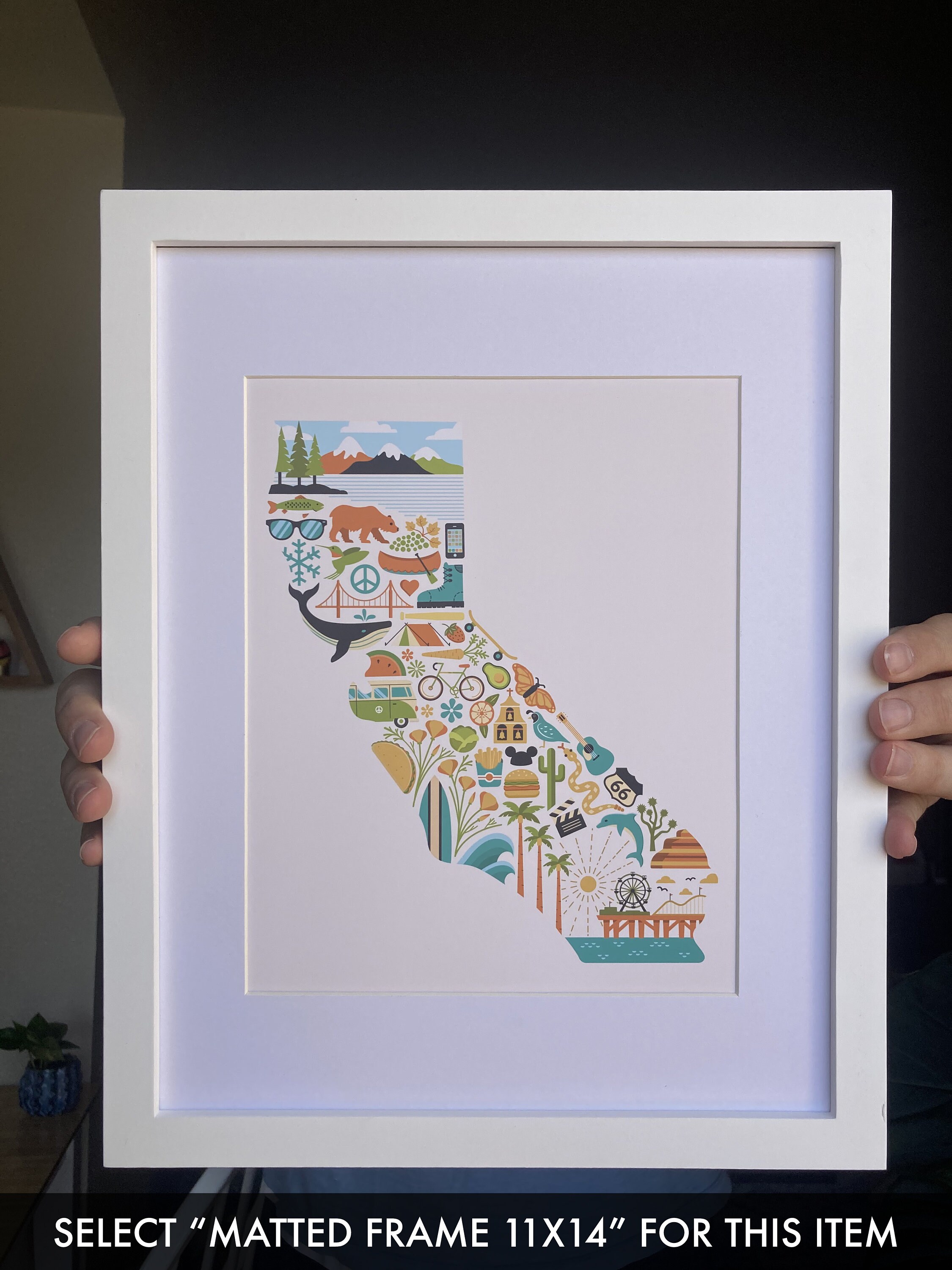 California State Print California Decor California Wall - Etsy