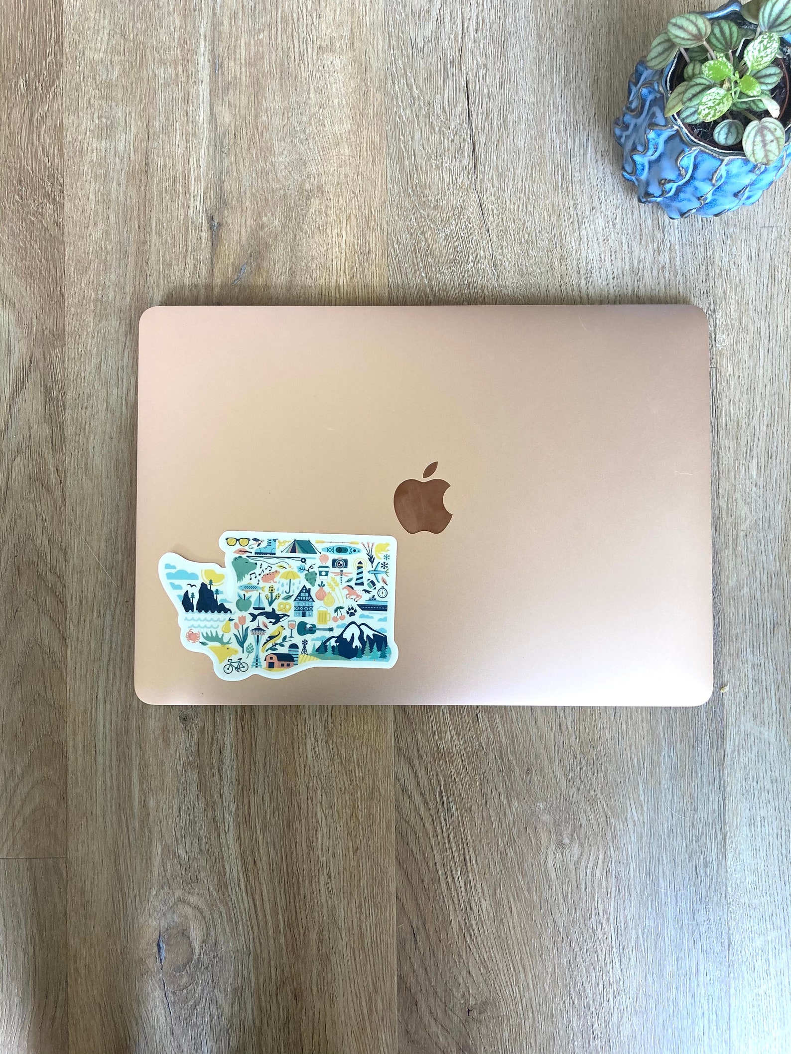Washington State Sticker Weatherproof Vinyl Sticker Laptop - Etsy