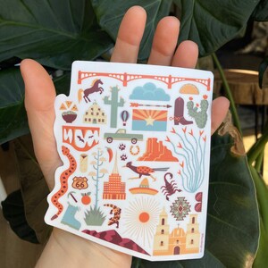 Arizona Vinyl Decal Arizona Sticker Car Decal State | Etsy