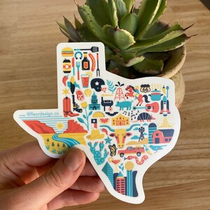 Texas Vinyl Sticker, Texas Waterproof Car Decal, Laptop Sticker, Bumper ...