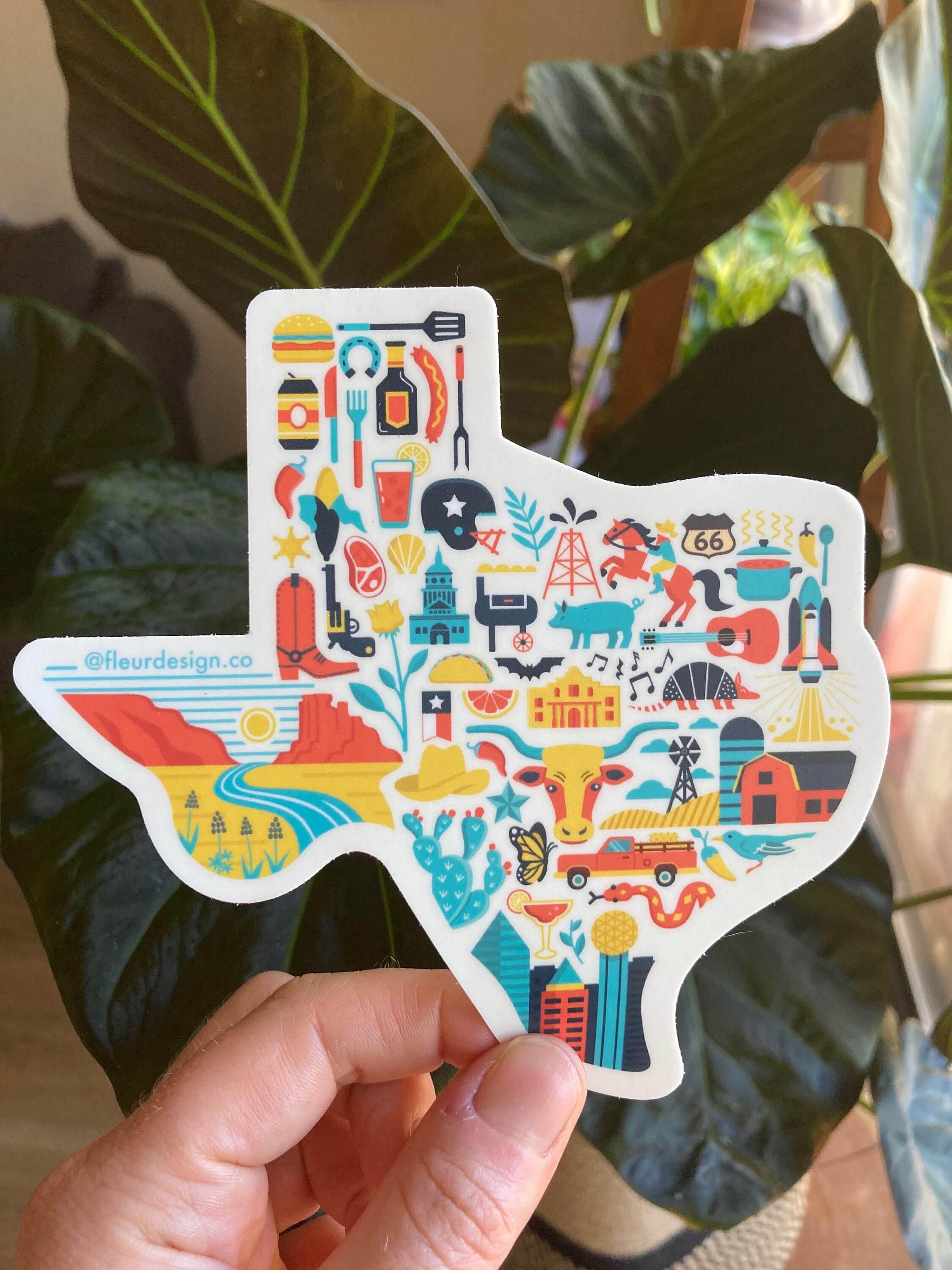 Texas Vinyl Sticker Texas Waterproof Car Decal Laptop | Etsy