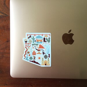 Arizona Vinyl Decal, Arizona Sticker, Car Decal, State Sticker, Outdoor ...