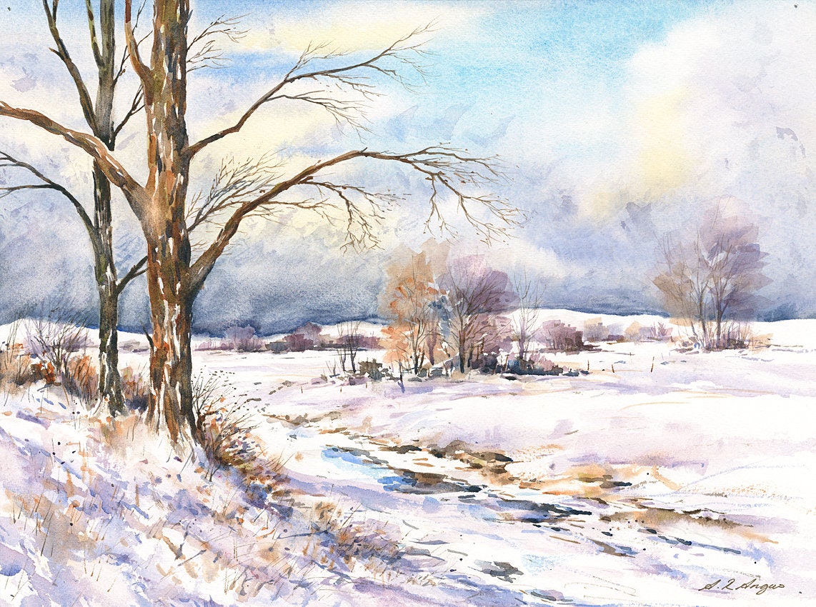 Drymen Print, Stirling Print, Campsie Fells Print, Loch Lomond Print ...