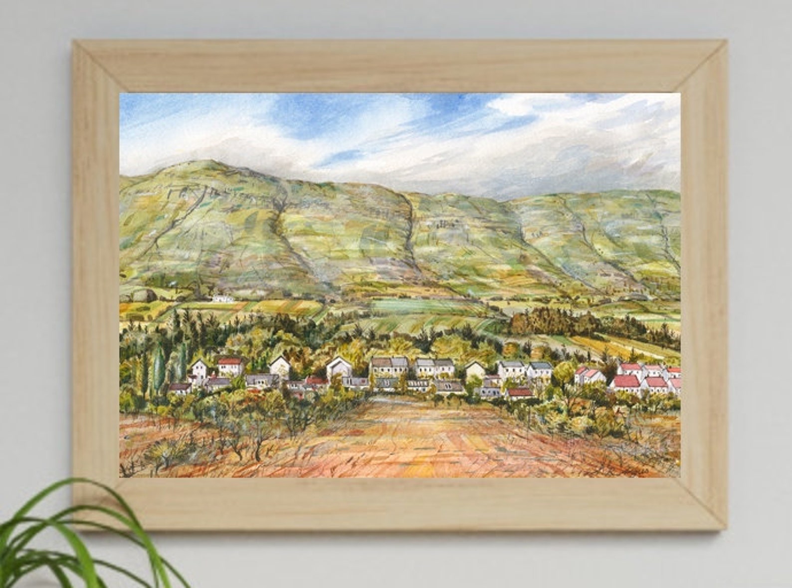 The Campsies Print, Campsie Hills Print, Milton of Campsie Print ...