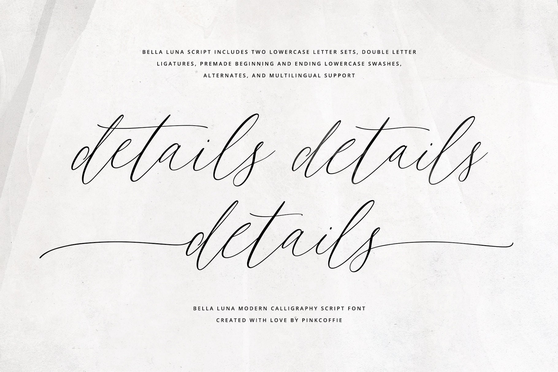 Bella Luna Script Font, Wedding Font, Elegant Font, Calligraphy Font ...