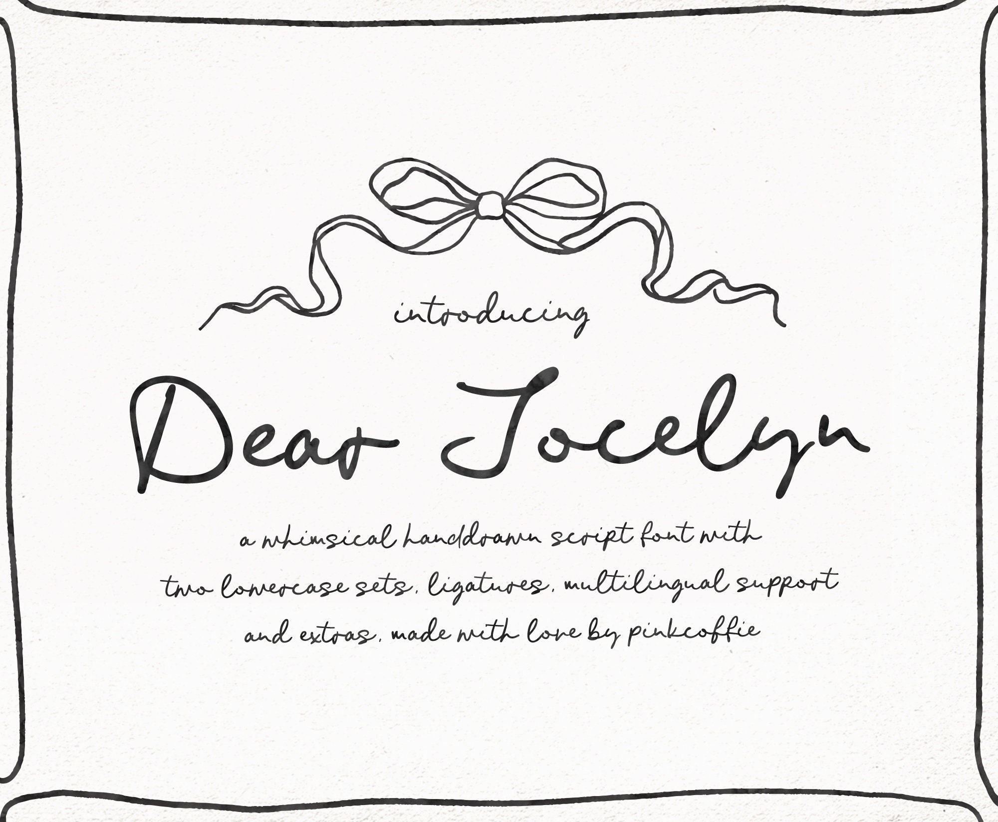 Whimsical Cursive Font