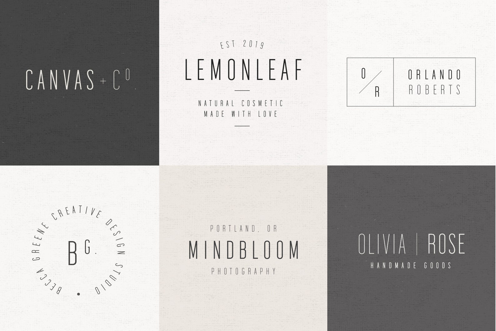 Blanche | Font Pack, Logo Pack, Sans Serif Font, Modern Font ...