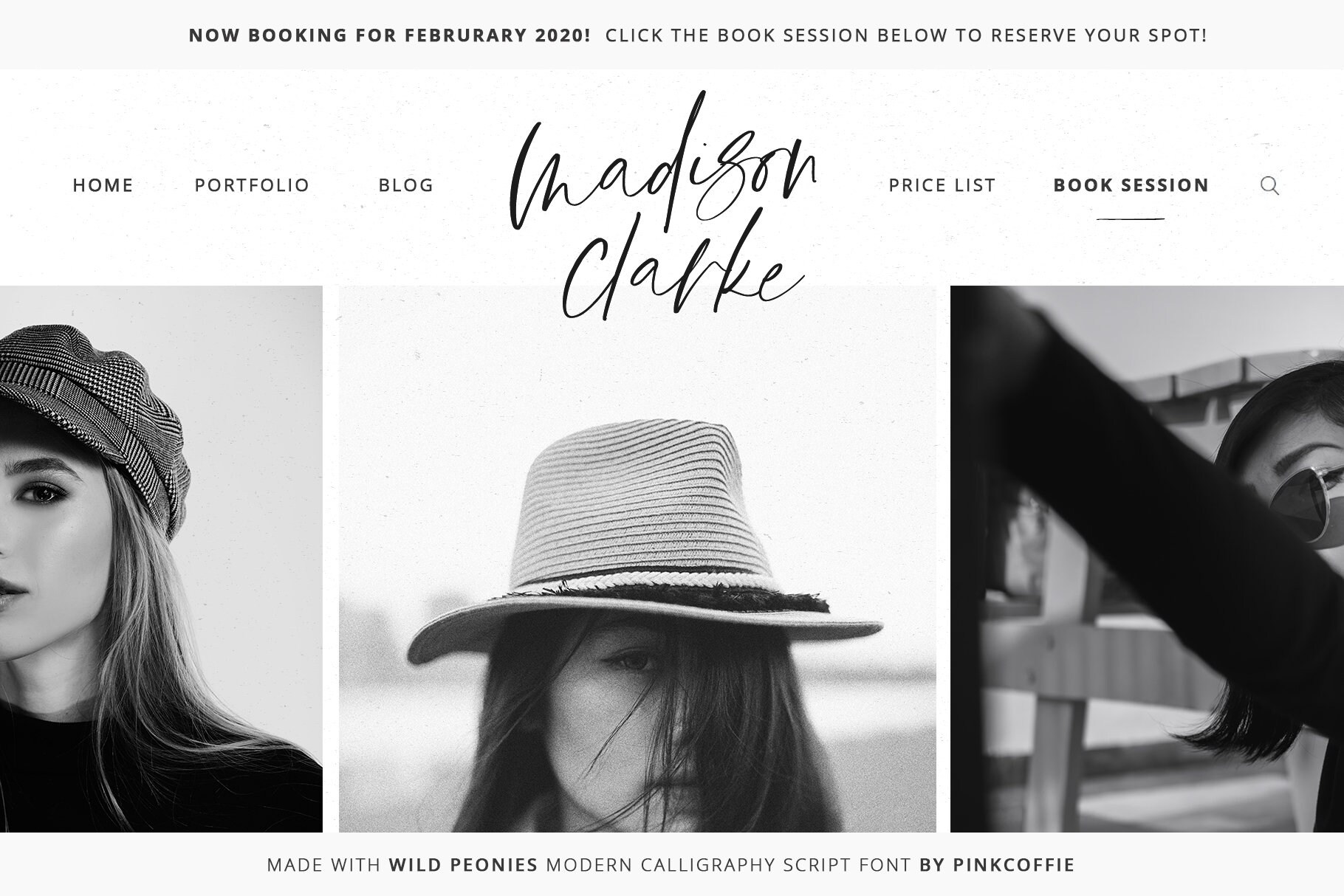 Wild Peonies Handwritten Script Font, Wedding Font Cricut, Calligraphy ...