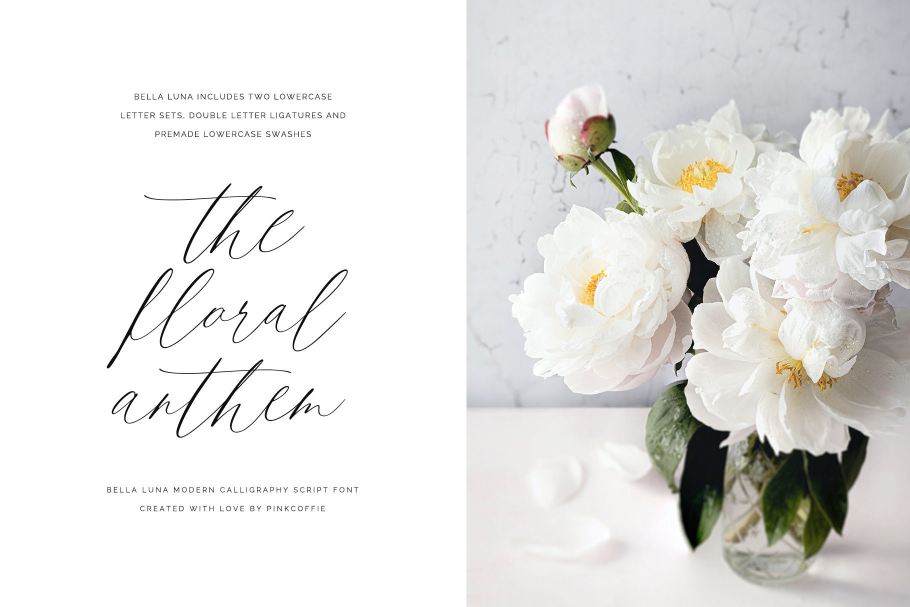 Bella Luna Script Font, Wedding Font, Elegant Font, Calligraphy Font ...