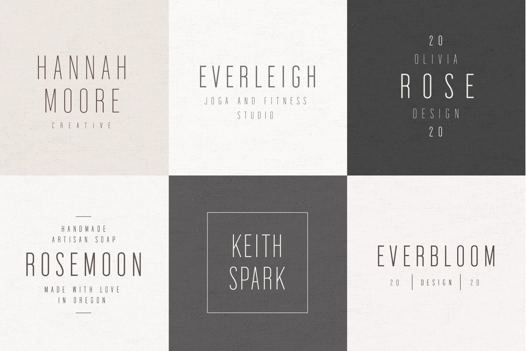 Blanche | Font Pack, Logo Pack, Sans Serif Font, Modern Font ...