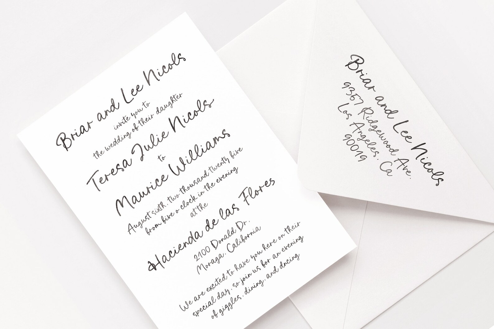 Handwritten Script Font, Whimsical Font, Wedding Font, Invitation Font ...