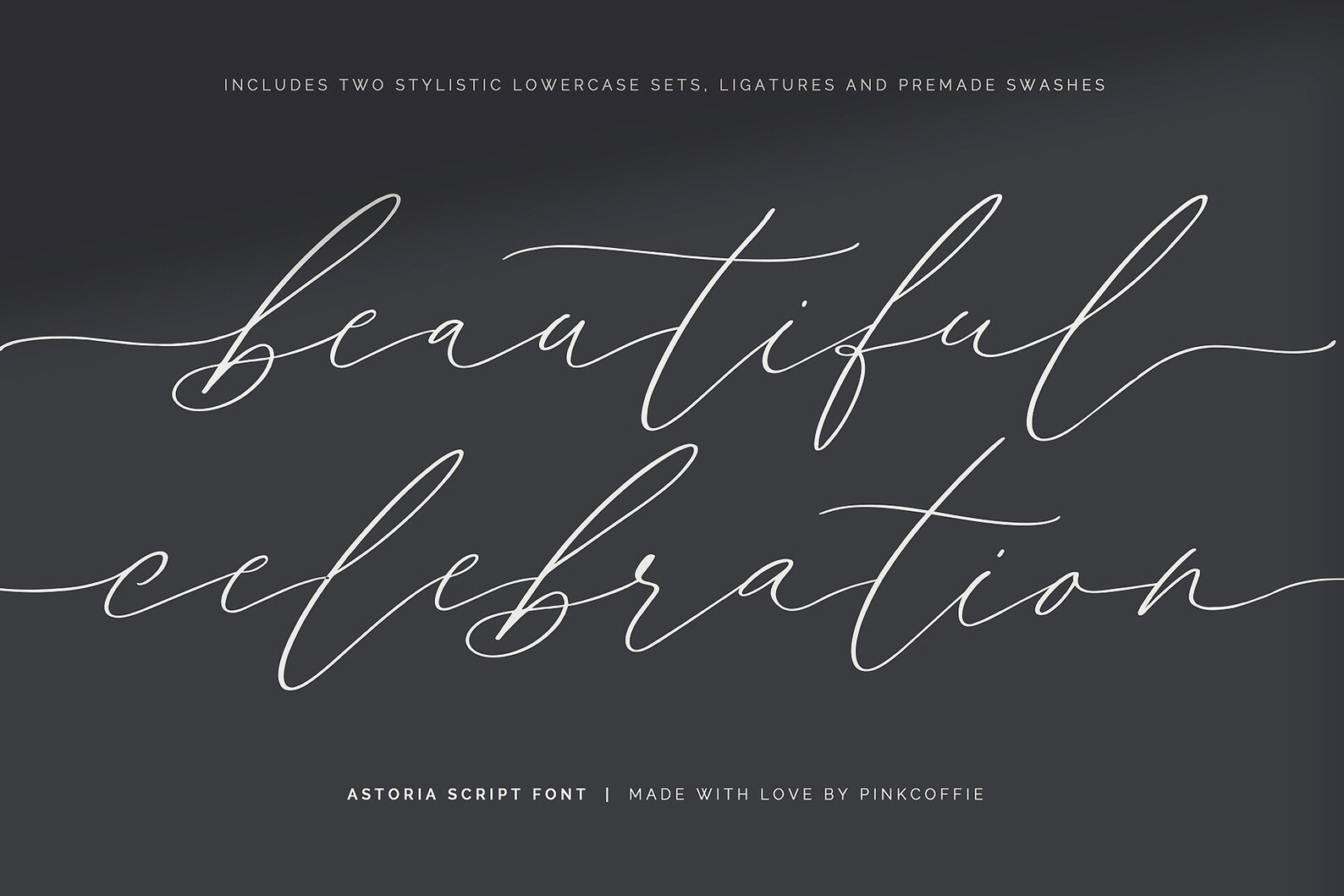 Astoria Handwritten Script Font, Wedding Script Font, Invitation Script ...