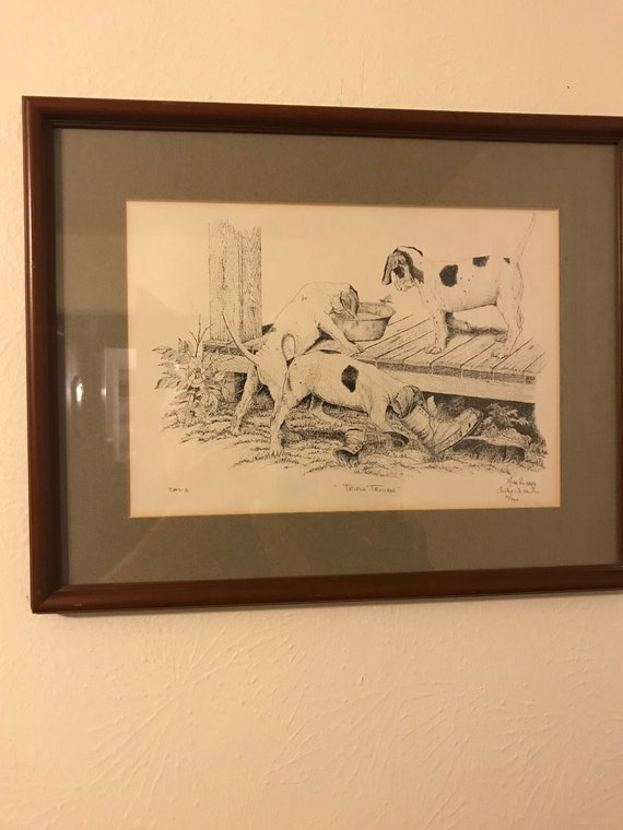 Pen and Ink Puppy Drawing | Etsy