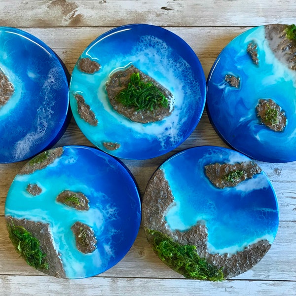 Round Resin Art - Etsy